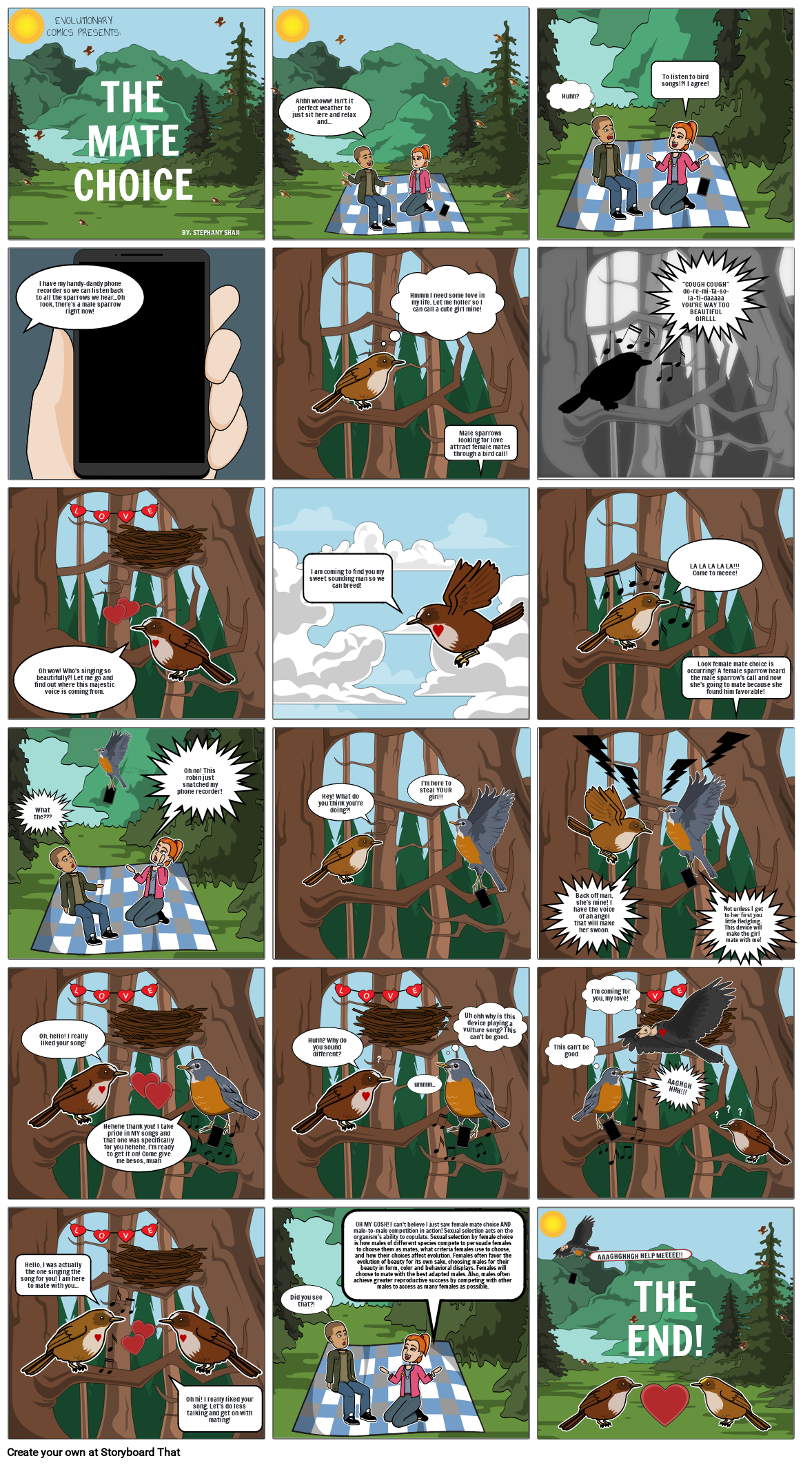 The Mate Choice Storyboard by 7c17e9ea