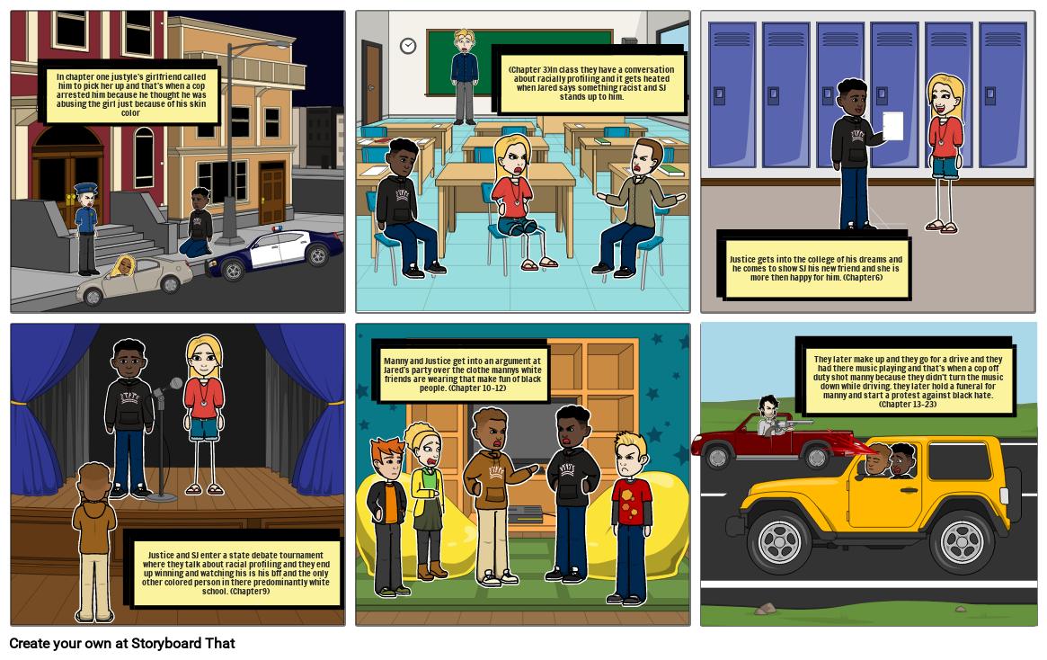 Dear Martin Storyboard par 7c71766d