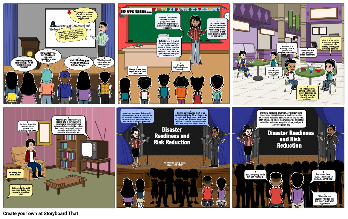 Awareness of Geological and Hydro-Meteorological Disasters