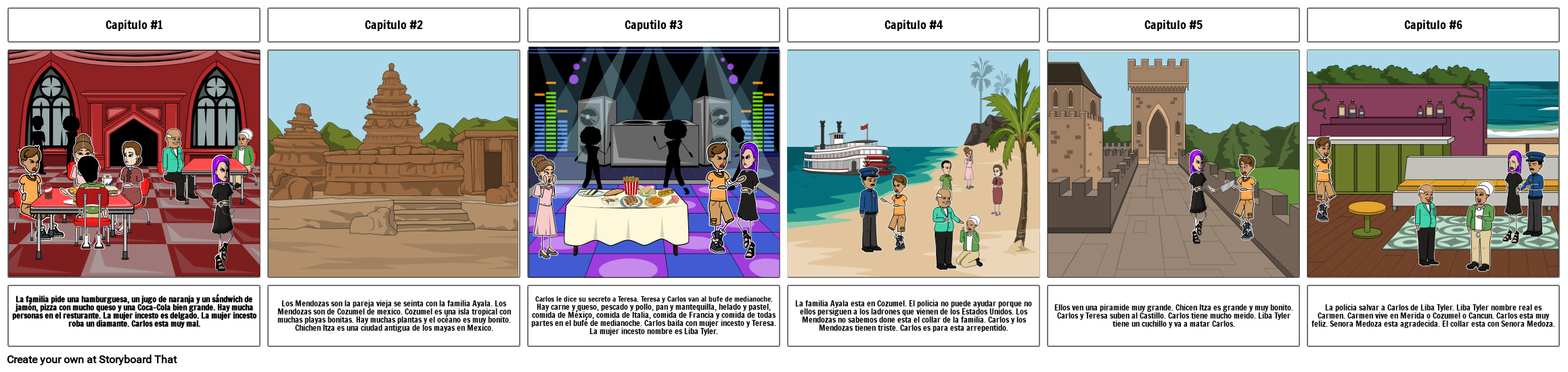 El Viaje de su vida Storyboard af 7c92340c