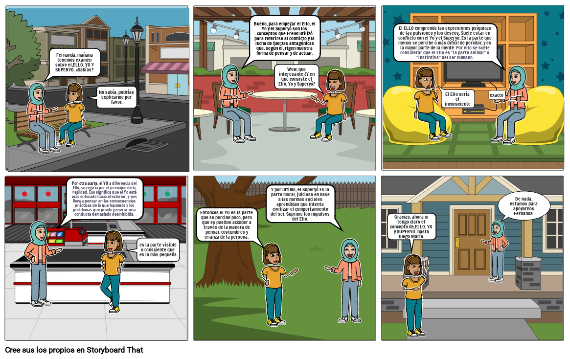 ELLO, YO Y SUPERYO Storyboard by 7d8c7b46