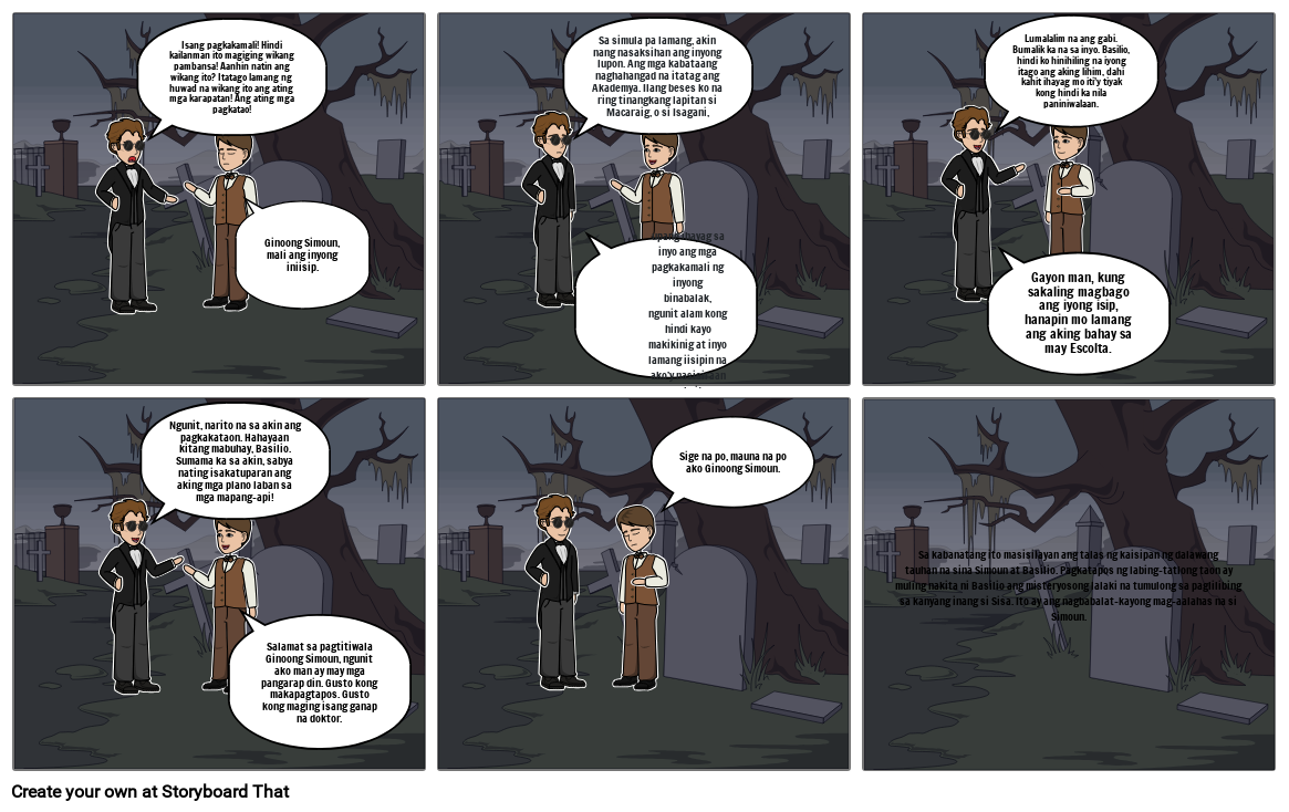 El Filibusterismo Storyboard por 7e30806c