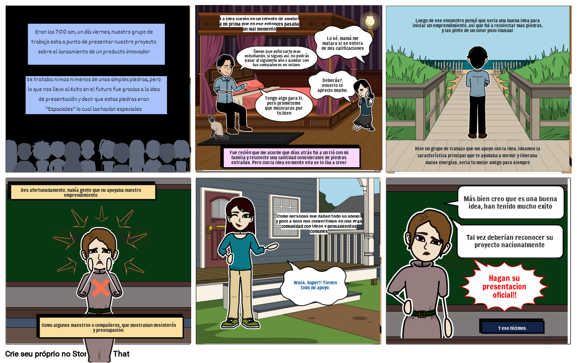 HISTORIETA EVENTO PROYECTO ROCAS Storyboard par 7e741ab1