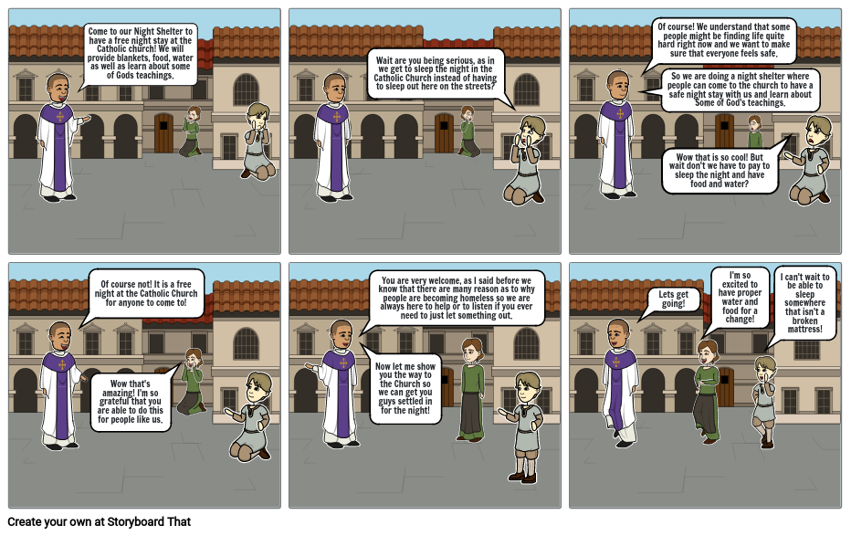 Homeless Comic strip Storyboard af 7f1aa921