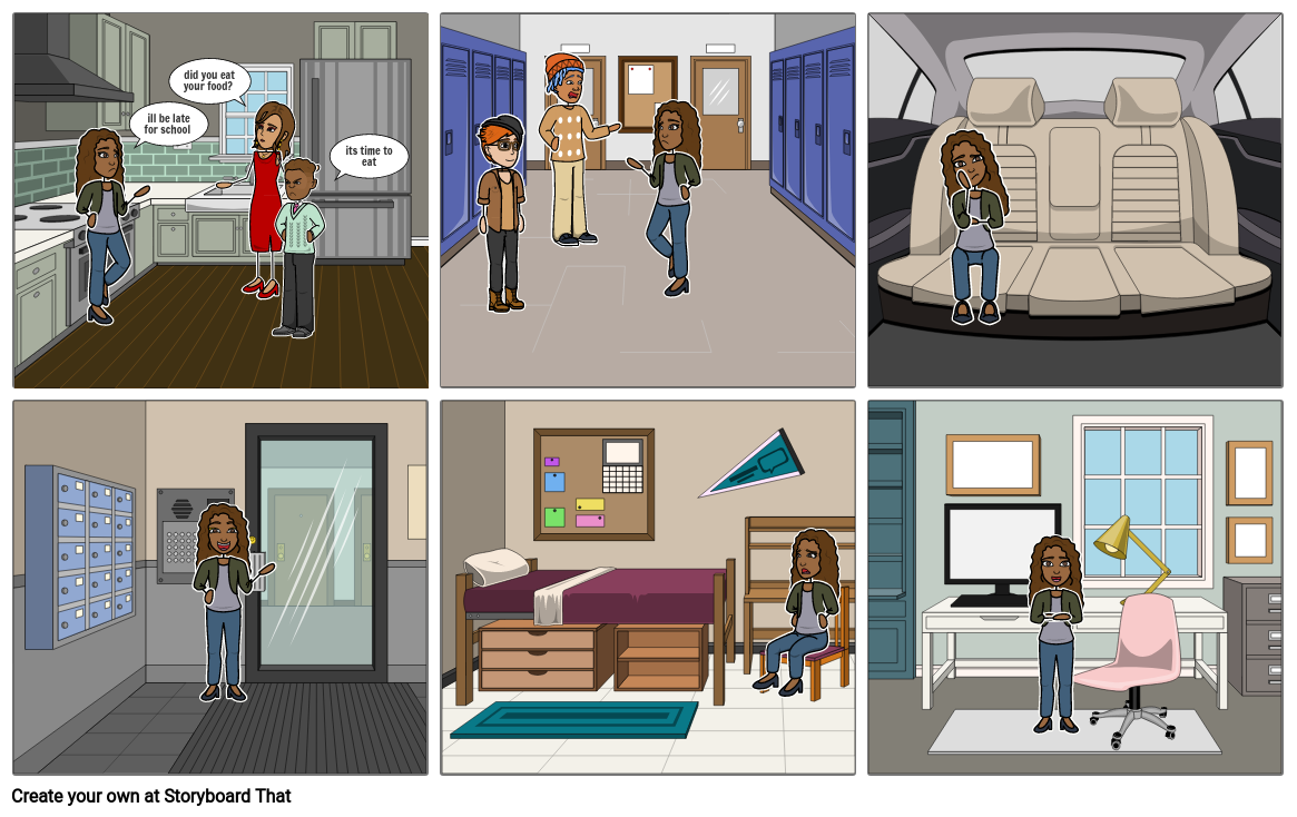 Spanish Class Assignment Storyboard By 7f22d174