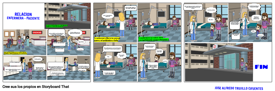 SOFIA EN EL HOSPITAL Storyboard by 7f4af9a1