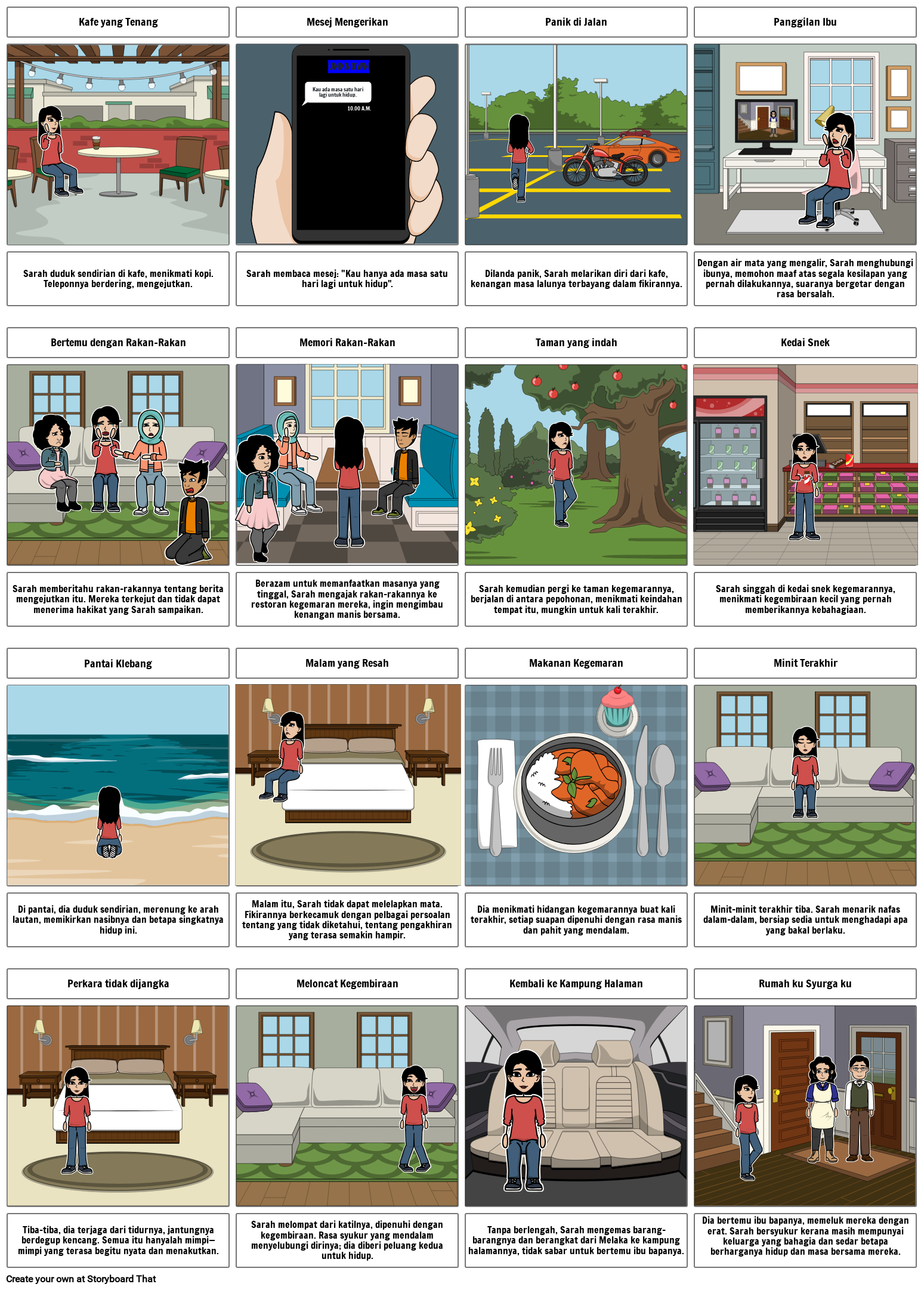 an hour of life Storyboard por 7fa35df3