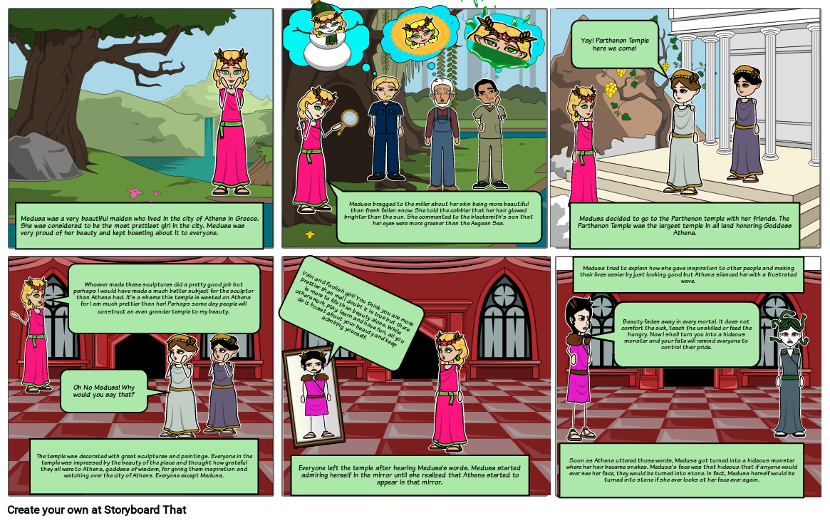 Medusa And Athena Story