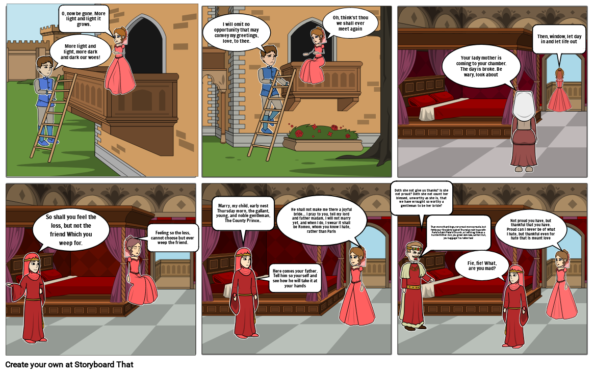 Romeo&Juliet Storyboard by 80ac952f