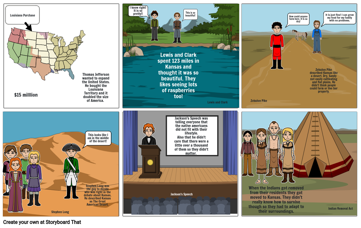 Indian Removal Act Storyboard by 80e766cc