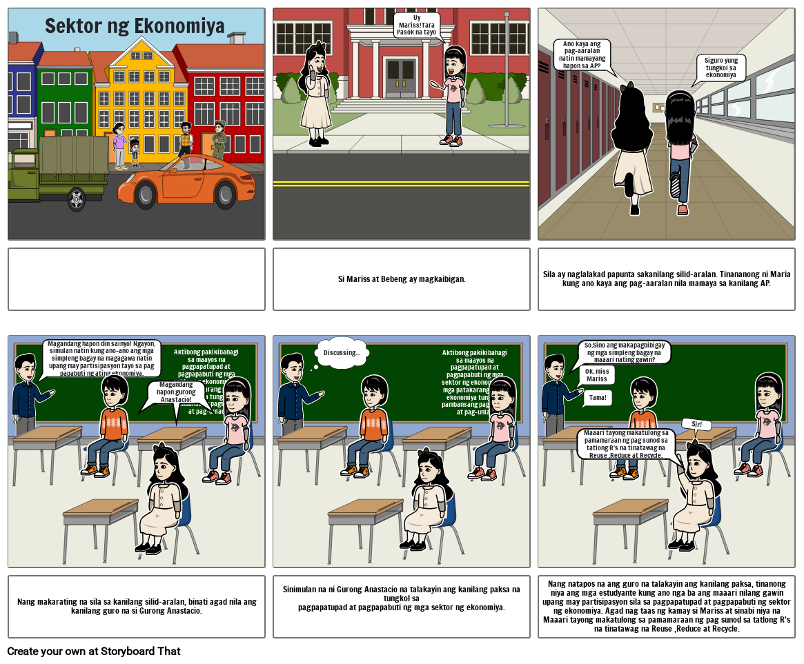 pag unlad ng ekonomiya Storyboard by 812c786d
