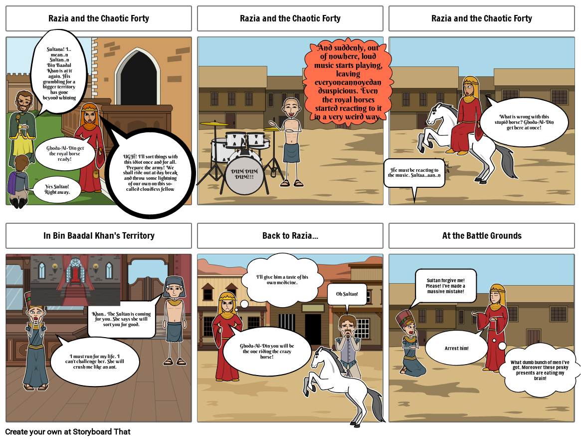 RAJIA SULTAN Storyboard by 8142d7cc