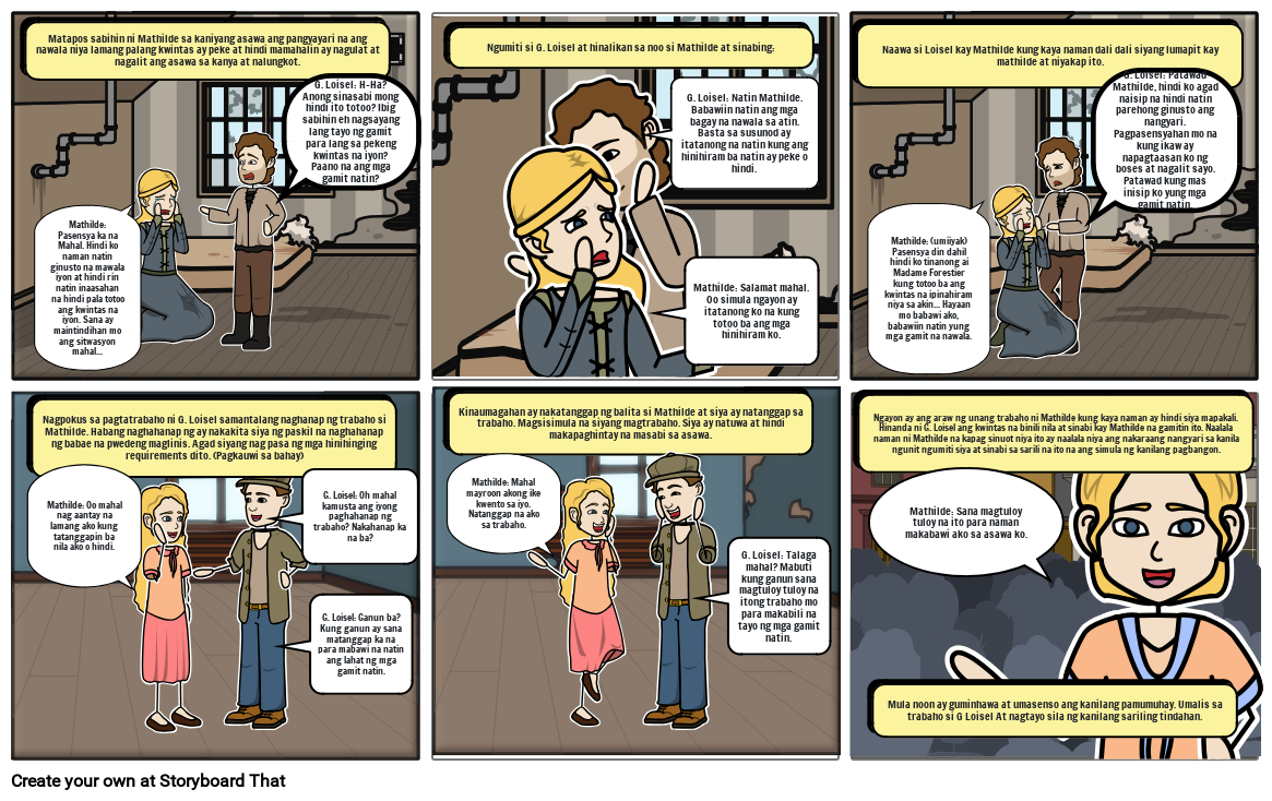 Ang Kuwintas Storyboard von 816a4577f1