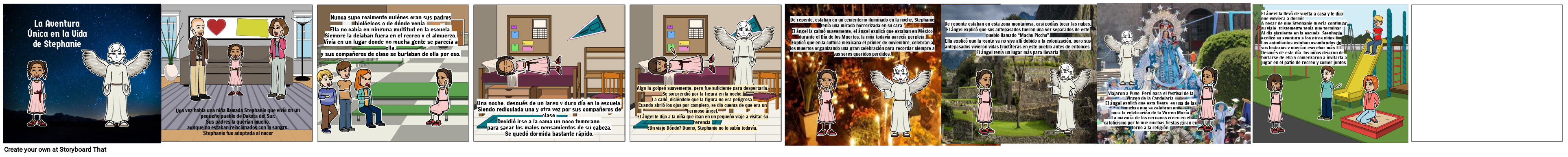Spanish Story Storyboard por 81a3630c