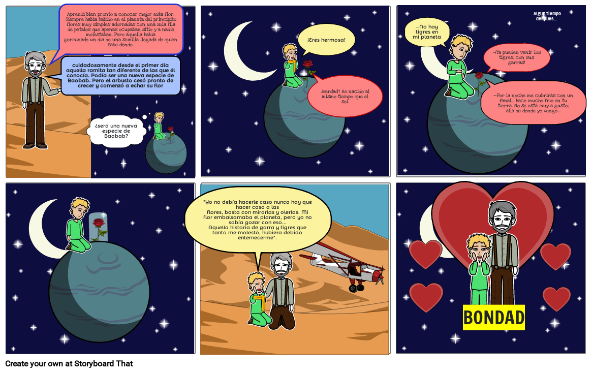 El principito Capitulo 8 Storyboard by 81d0692f