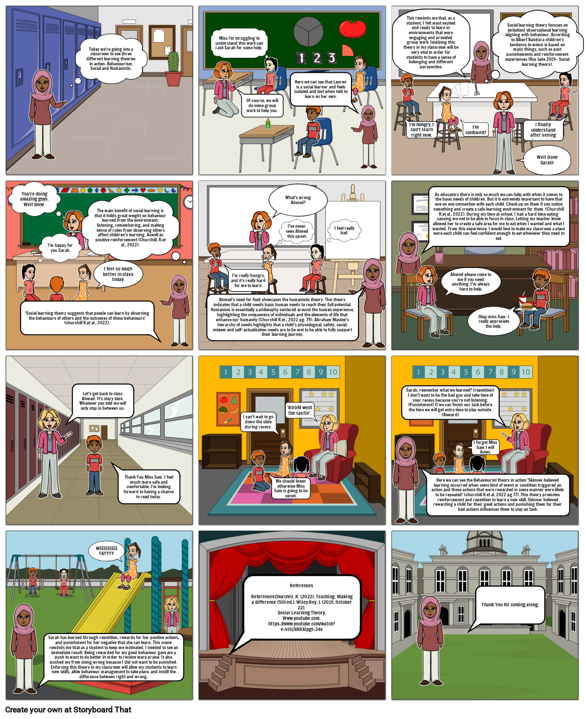 Learning theories Storyboard by 8227e574