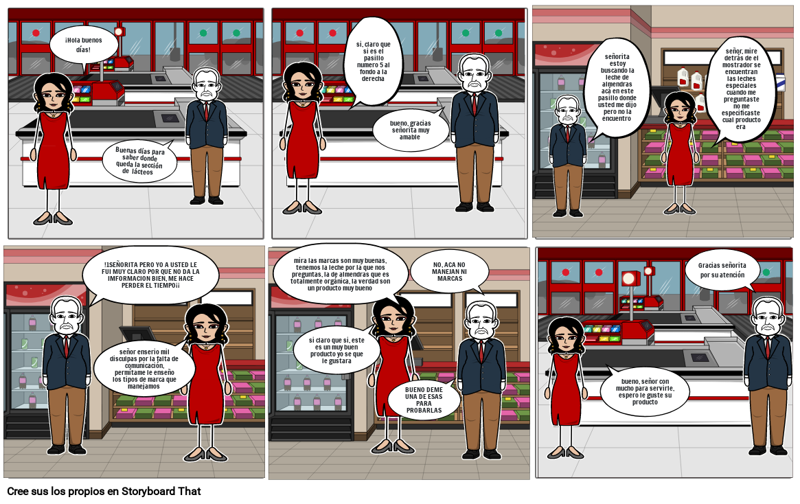 historia tipo de clientes Storyboard by 8244acfe historia tipo de clientes Storyboard by 8244acfe