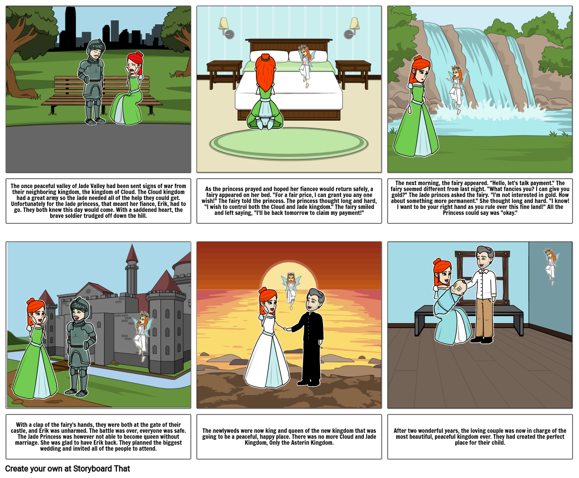 The Jade Princess Storyboard por 827632d6