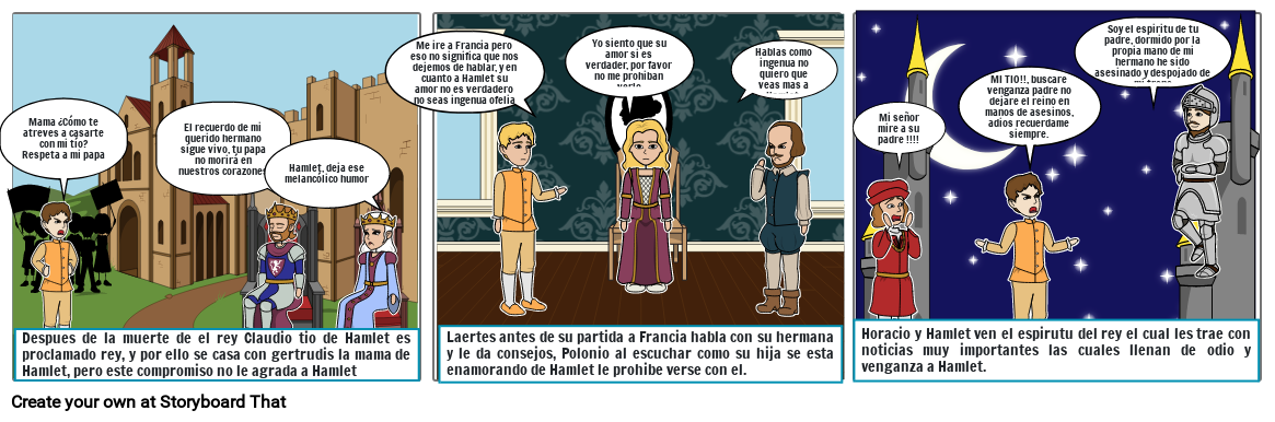 HAMLET Storyboard by 82bd58aa