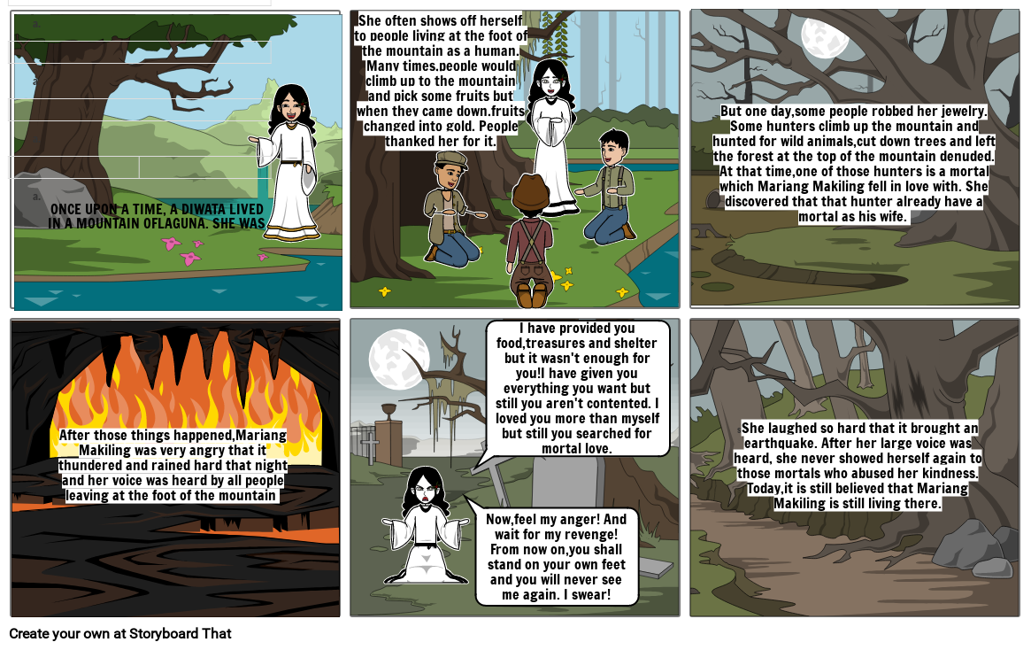 The Legend of Maria Maquiling Storyboard by 82df5322