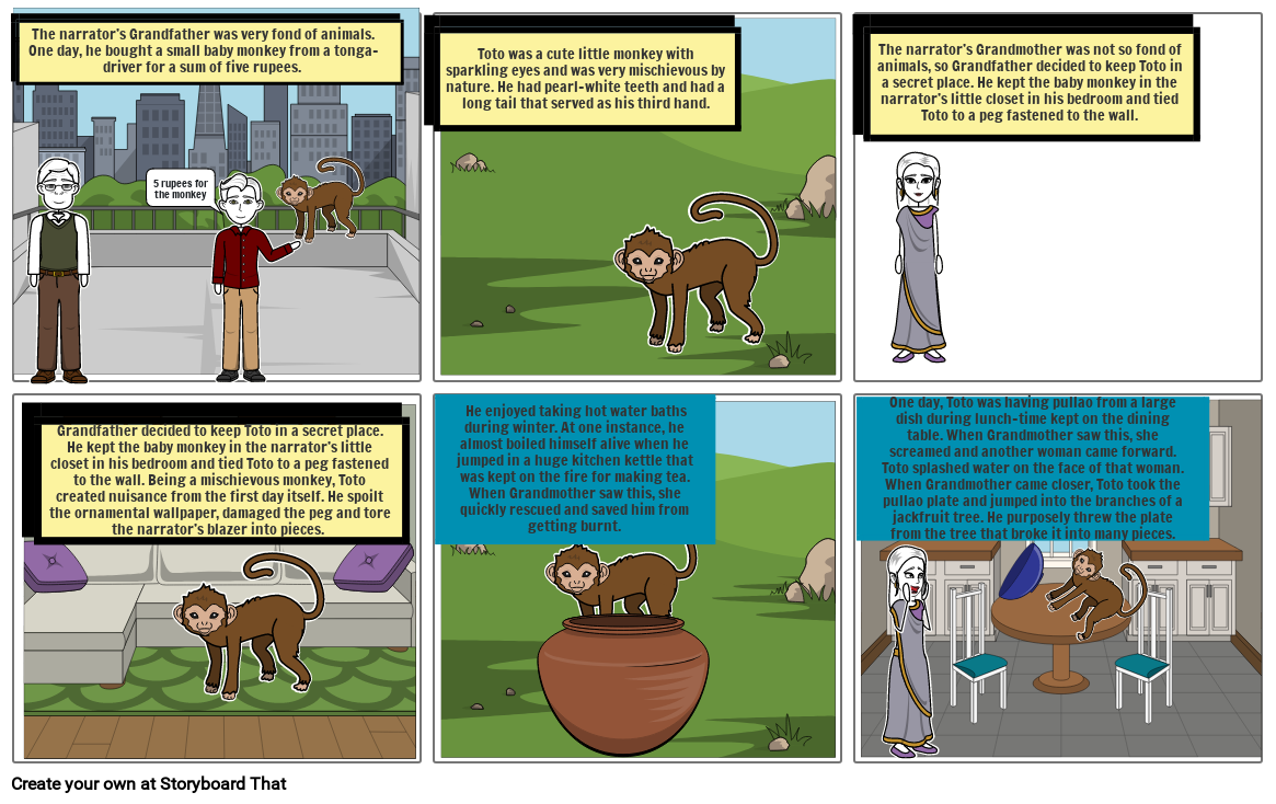 adventure of totot Storyboard por 83bffc01