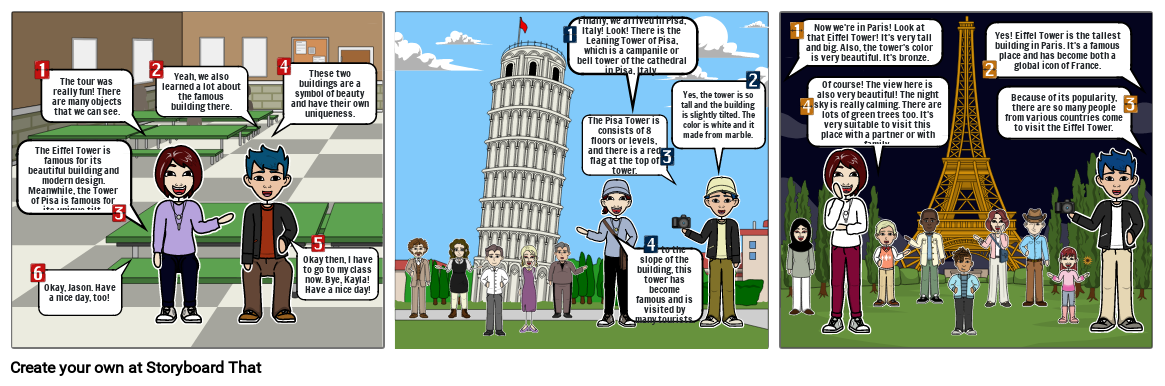 Comic Descriptive Paragraph Storyboard por 83d08386