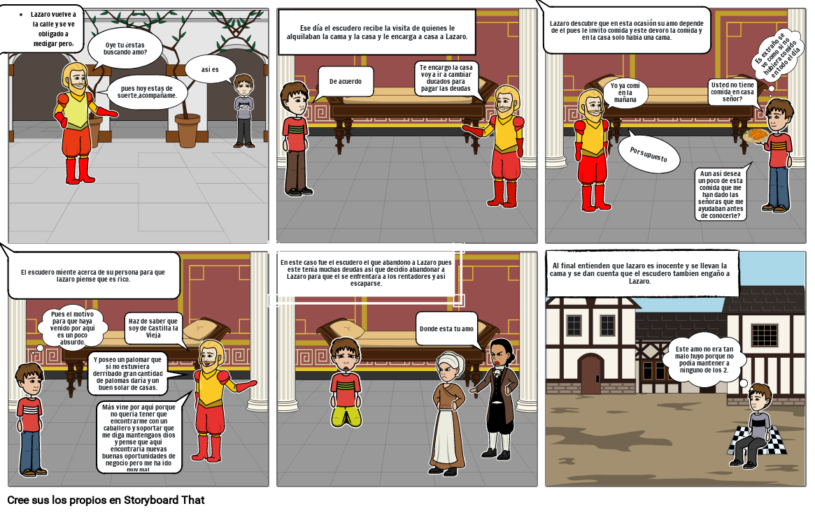 LAZARO Storyboard por 83d1c55c