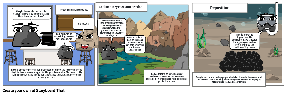 Rock cycle: 1 Storyboard par 8639289654