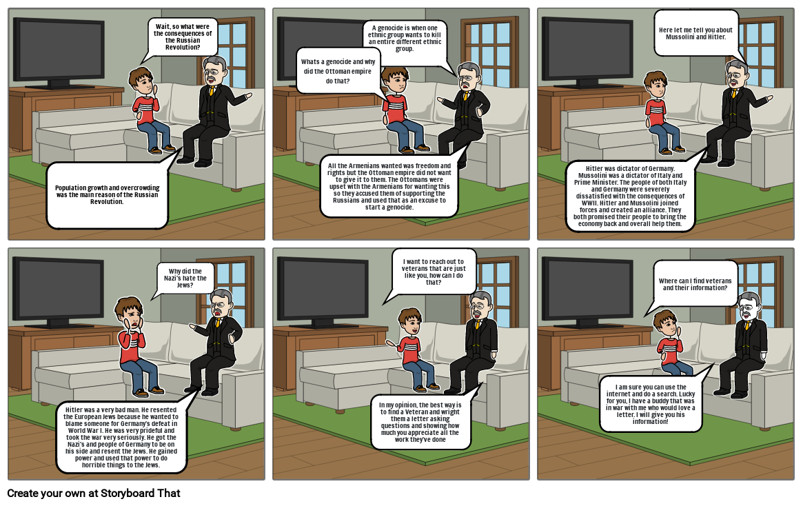 WWII Storyboard by 86c782f4