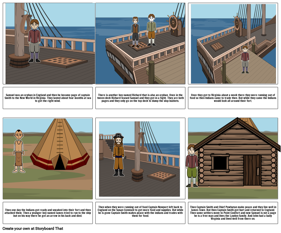 Blood on the River Storyboard por 87431a10