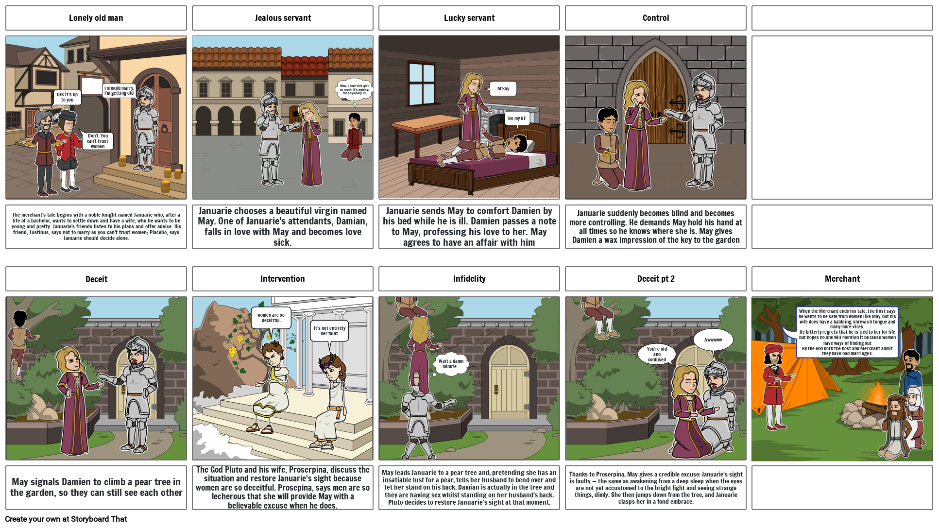 The Merchant's Tale القصة المصورة من قبل 876c5c21