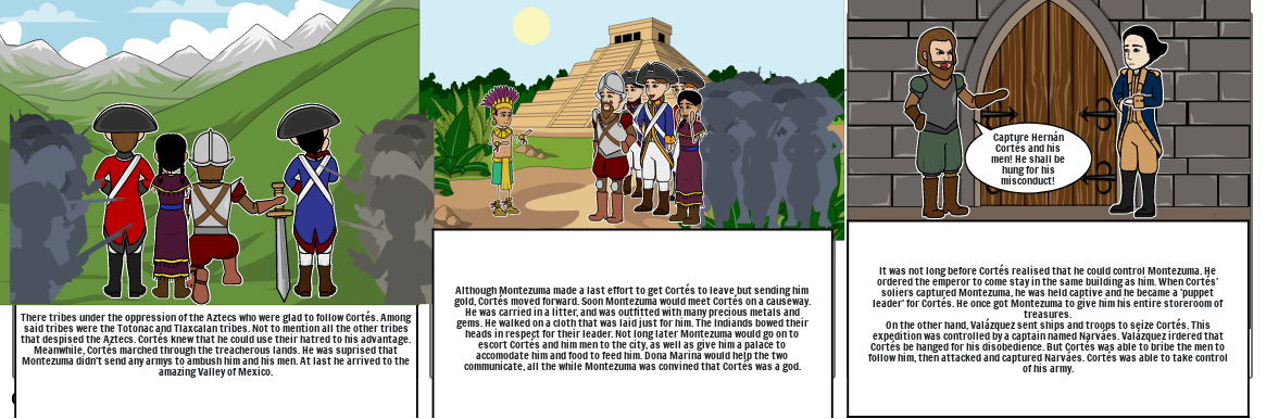 Conquest of the Aztecs 4 Storyboard por 87d24f28
