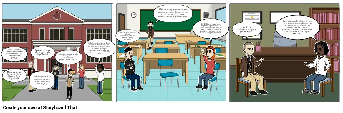 HISTORIA DE LA INGENIERIA Storyboard by 88264071 HISTORIA DE LA INGENIERIA Storyboard by 88264071