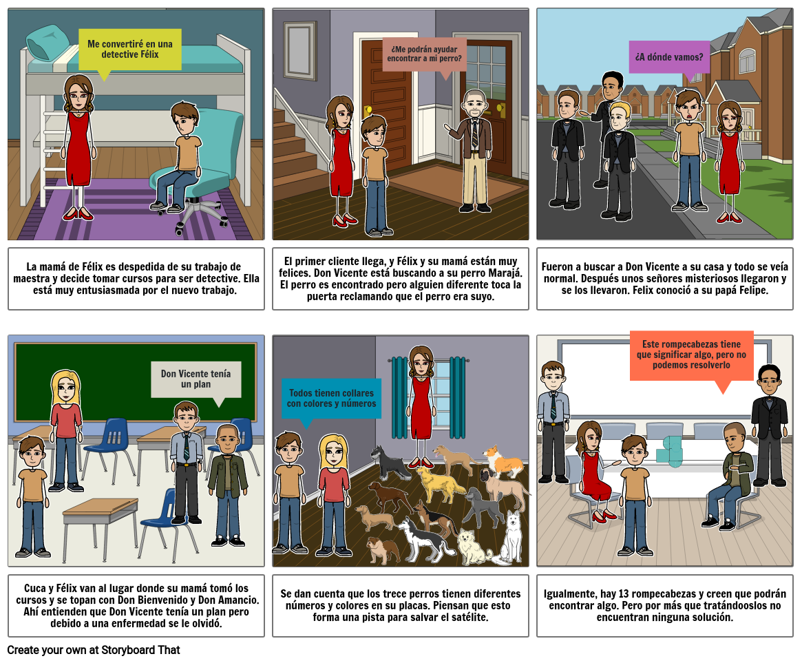 13 Perros Storyboard by 884f4b09