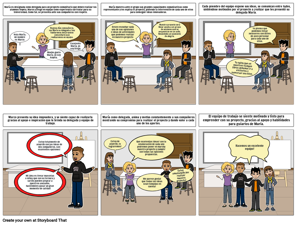 ayuda social Storyboard by 888dac47