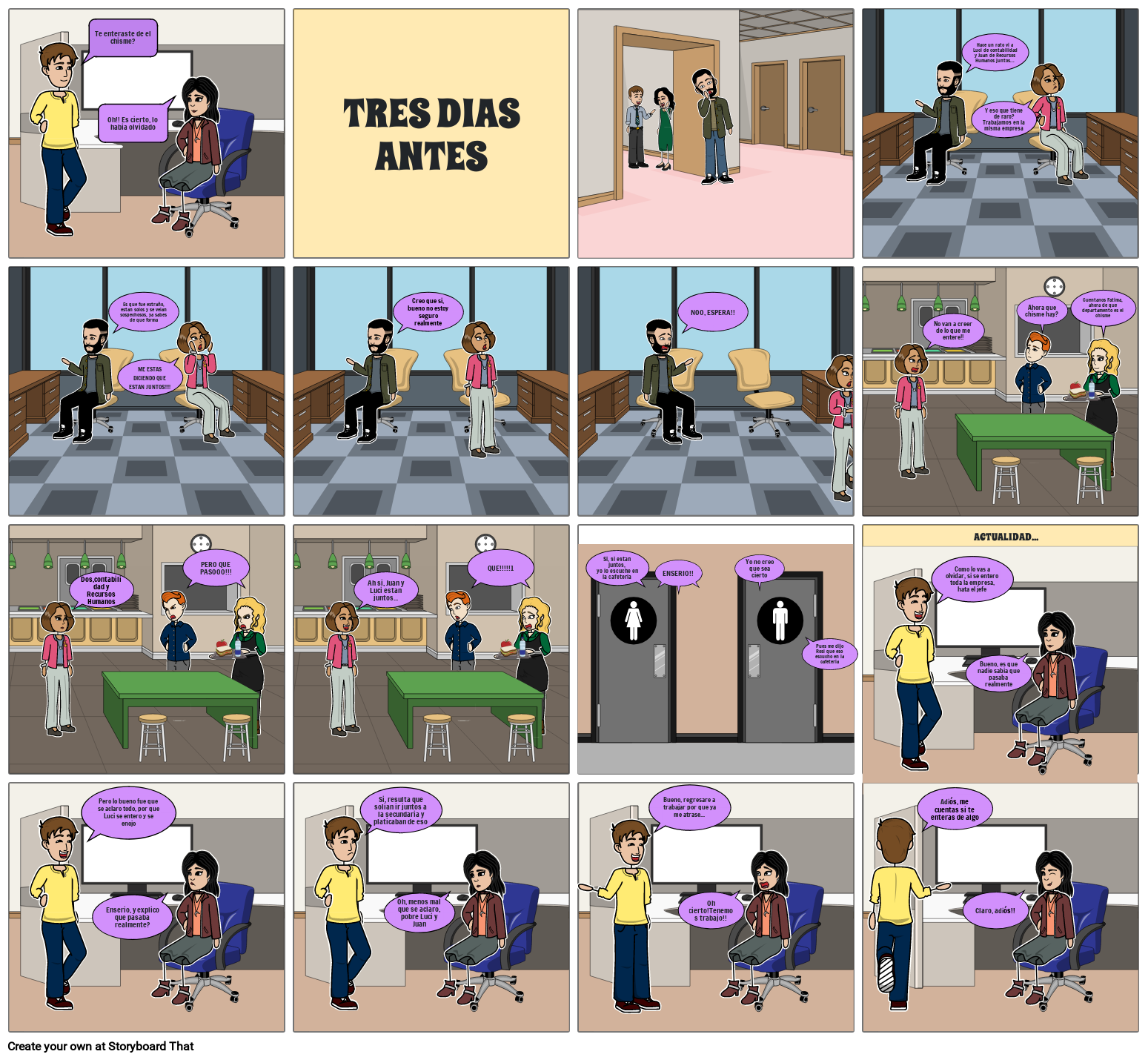 COMUNICACION INFORMAL Storyboard Por 889d6ddc COMUNICACION INFORMAL Storyboard Por 889d6ddc