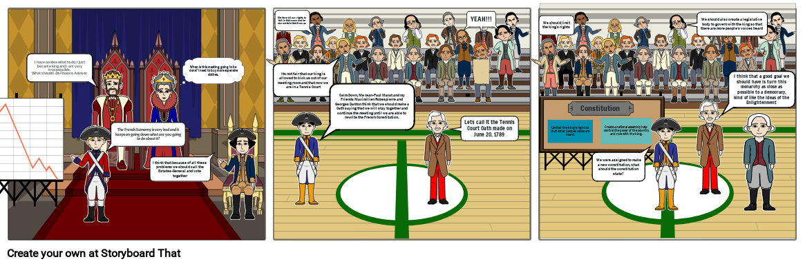 French Revolution Storyboard by 889d961d