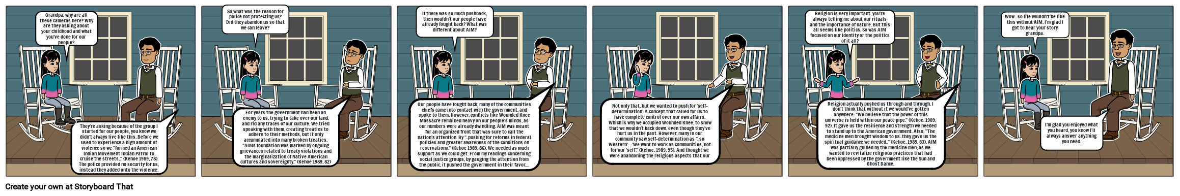 American Indian Movement Storyboard by 8947b1a8