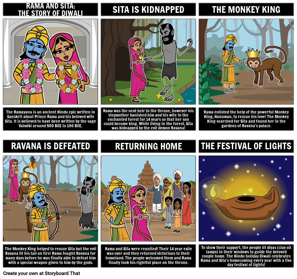 Yahaan Diwali Vacation Story Storyboard por 897abf1a