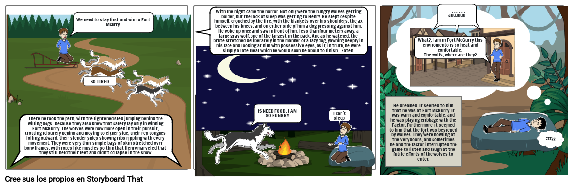 CHP. 3 The Hunger Cry Storyboard por 89b3da3f