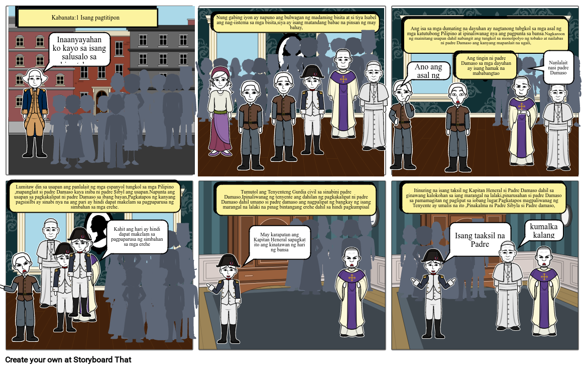 Kabanata 1 Storyboard by 89e35577