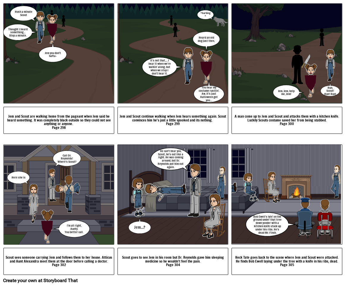 TKAM_Last Scene Storyboard por 8a0e66e5