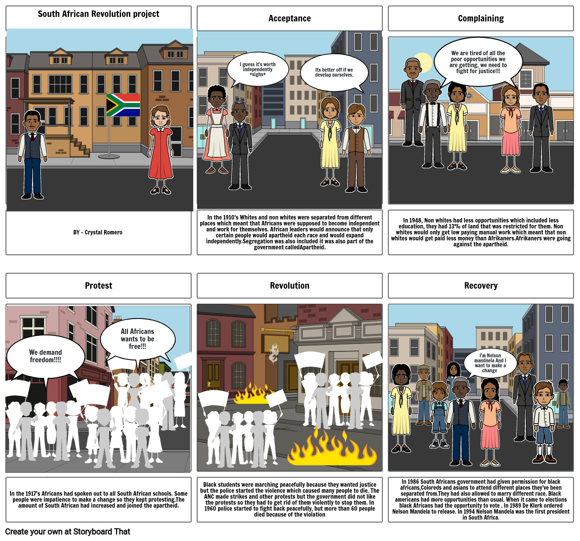 African Revolution Storyboard af 8acad4ae
