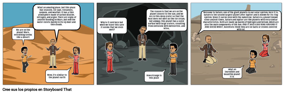 The Solar System Storyboard by 8af24909