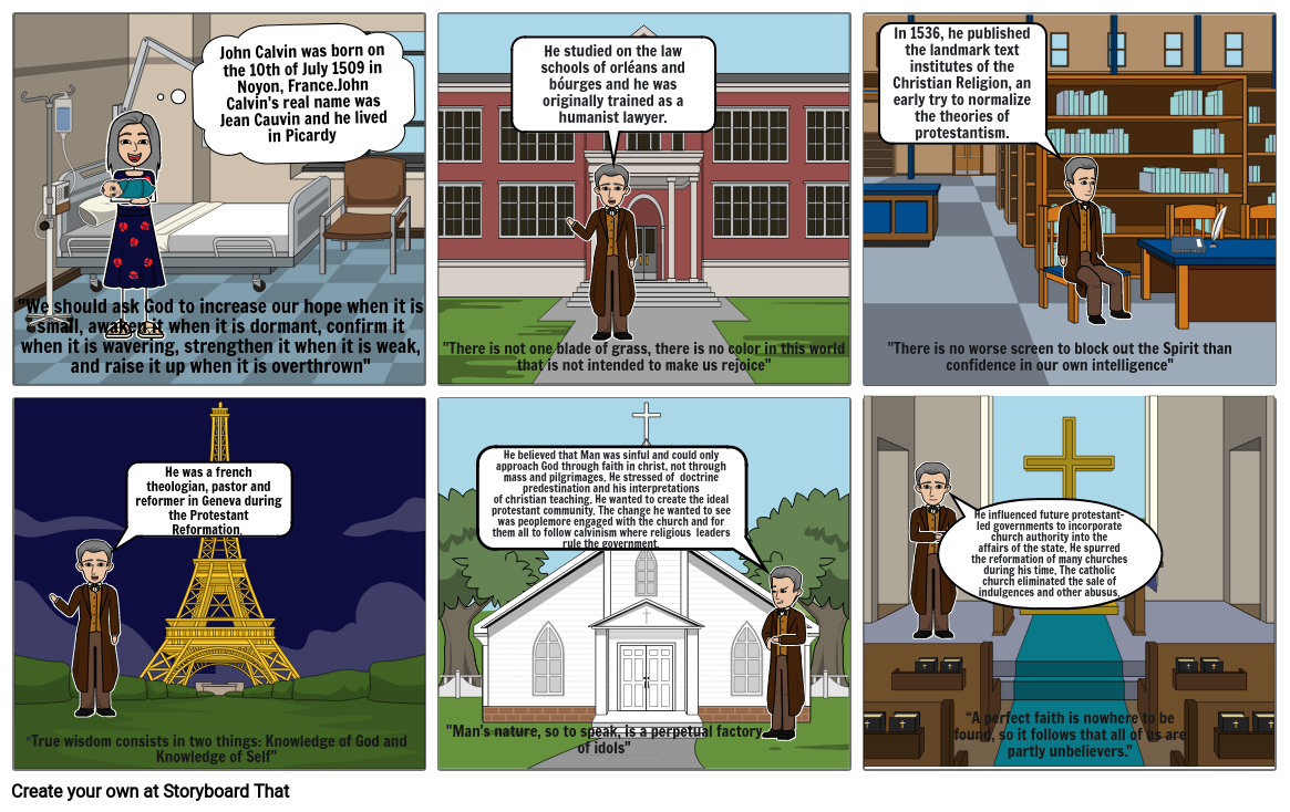 Religion Story Board Storyboard by 8af4cd8c