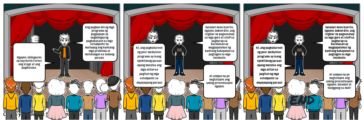 ESP - mga tamang kilos para matugunan ang kaharasan sa paaralan