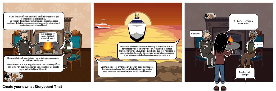 Tratado Clayton Bulwer Storyboard por 8b86bc4e