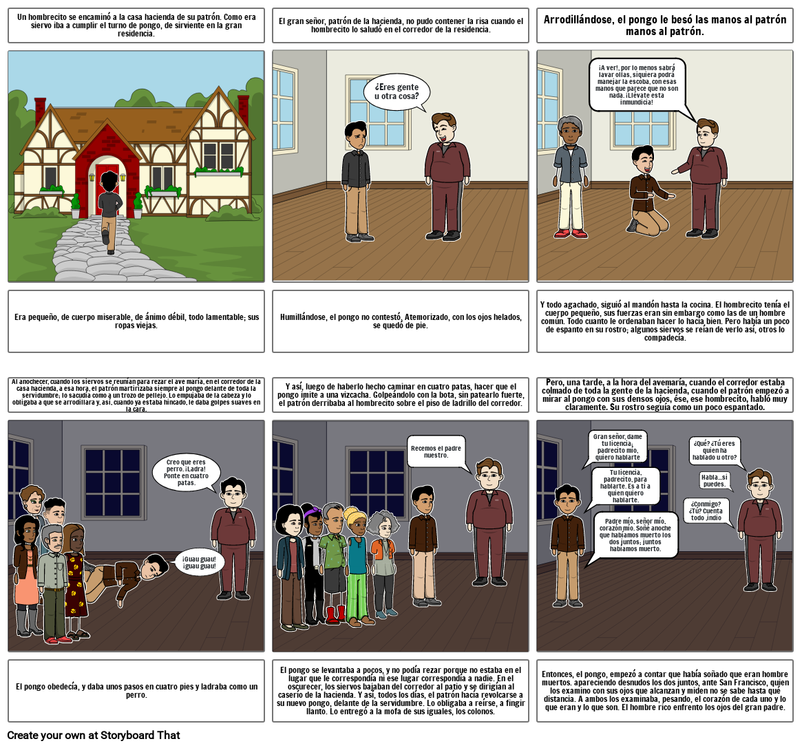 EL PONGO Storyboard par 8c326a32