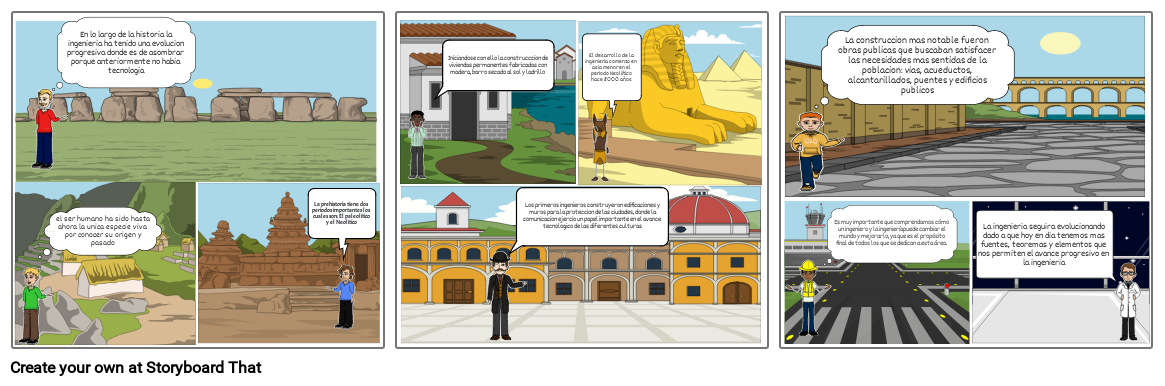 Origen de la ingenieria Storyboard by 8c9fadac Origen de la ingenieria Storyboard by 8c9fadac