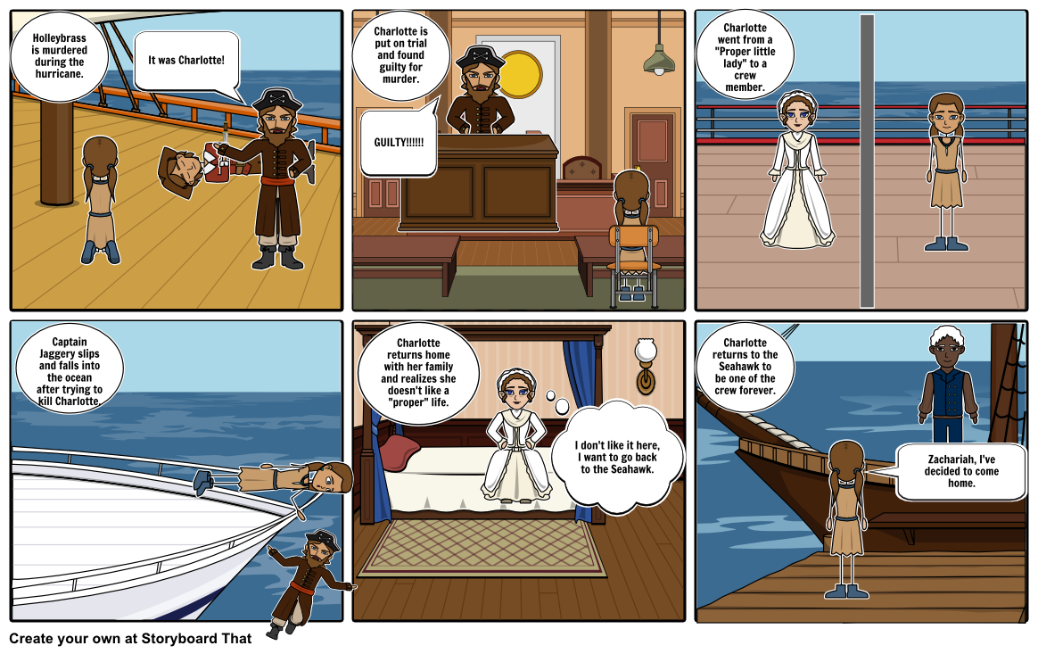 Charlotte Doyle Comic Storyboard By 8cde64567009